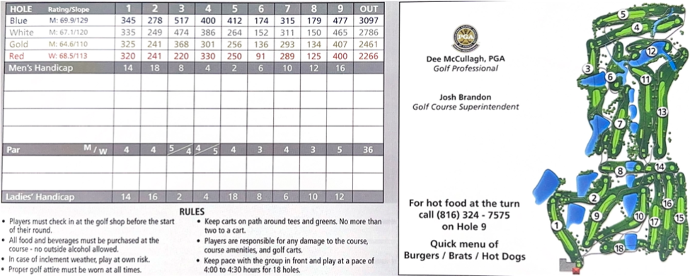 Course Details - Duncan Hills Golf Course